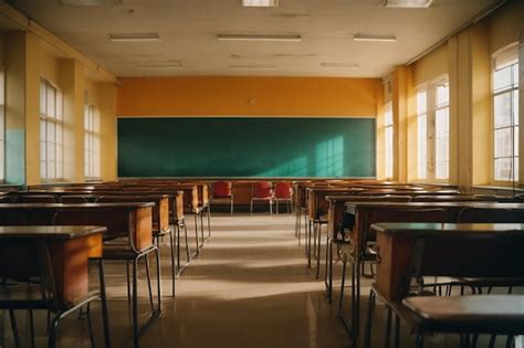Premium Ai Image Photo Empty Classroom In Education University