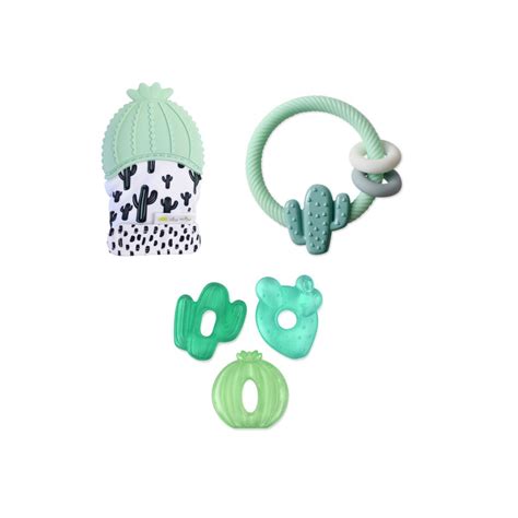 Itzy Ritzy Baby Teething Bundle Cactus Teether 20648412 HSN