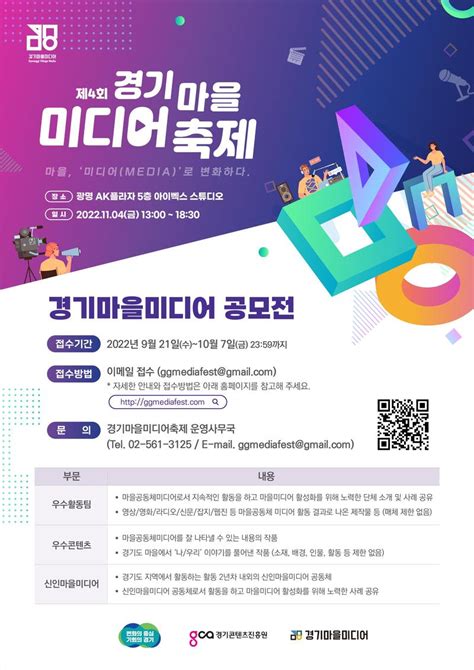 제4회 경기마을미디어축제 공모전 요즘것들