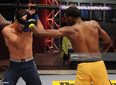 Neil Magny Punches Cameron Diffley During Their Preliminary Fight News Photo Getty Images
