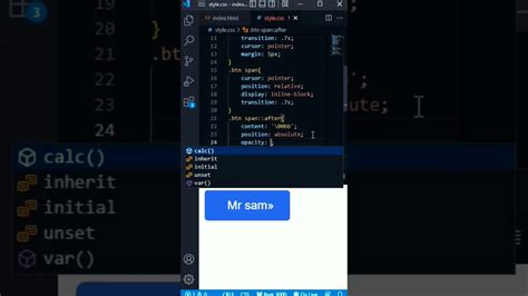 Html Css Btn Hover Youtube
