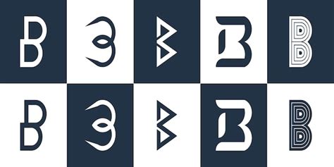 Premium Vector Letter B Logo Vector Collection Premium Vector