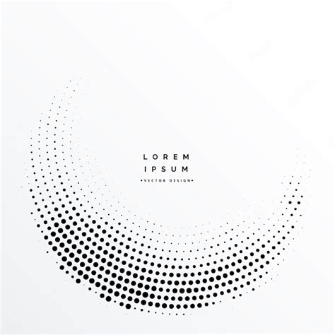 추상 하프 톤 도트 배경 디자인 무료 벡터