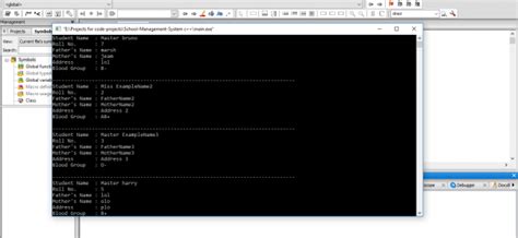 School Management System In C With Source Code Source Code And Projects
