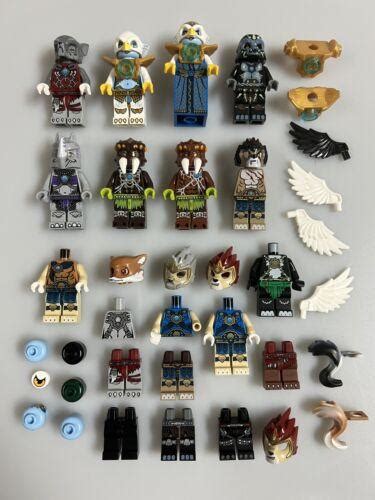 Lego Chima Minifigures Lot Minifigs Parts And Accessories Nice