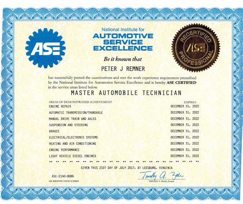 Bmw Ase Certification