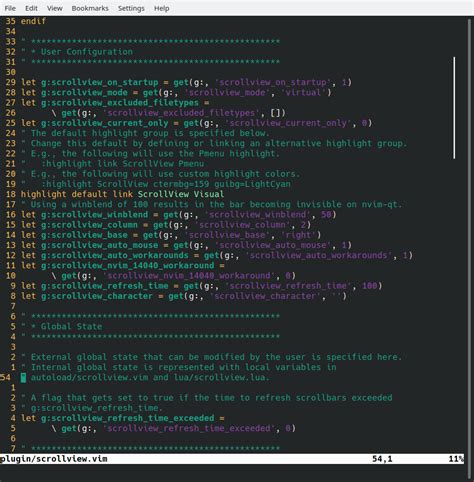 make to scroll character customizable · issue 38 · dstein64 nvim