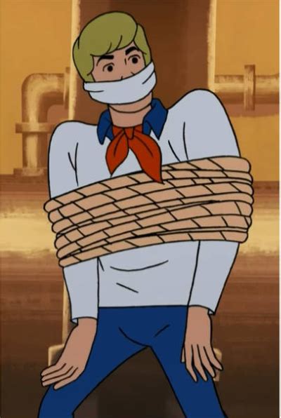 Fred Jones Tied Up And Gagged To A Pole By Thegaymerprince On Deviantart