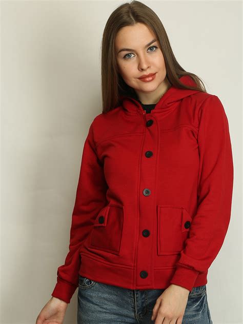 Buy Baesd Hooded Fleece Lightweight Open Front Jacket Jackets For
