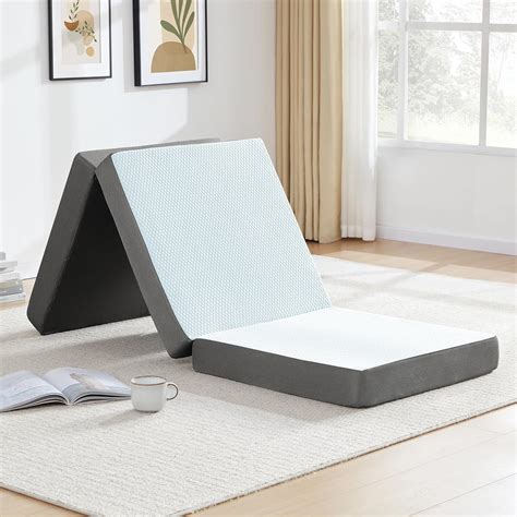 Pohare Twin 4″ Tri Fold Memory Foam Mattress Abmarketx