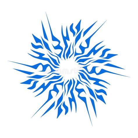Blue Color Ethnic Mandala Patern Design Illustration Perfect For Logos