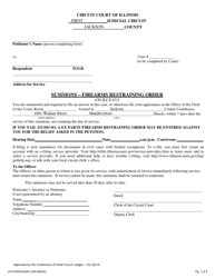 Jackson County Illinois Summons Firearms Restraining Order Fill Out Sign Online And