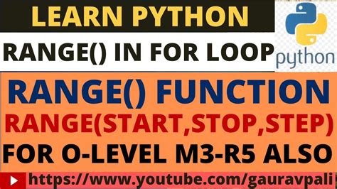 Range In Python Range Function In Python How To Use Range Function In Python Range With