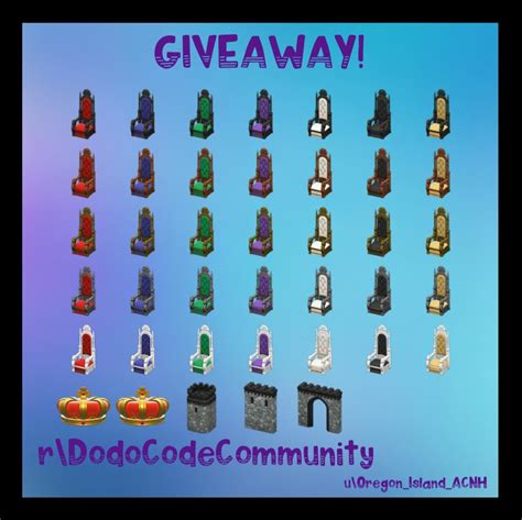 Throne Giveaway Win All 35 Variations Of The Throne ~ Comment You