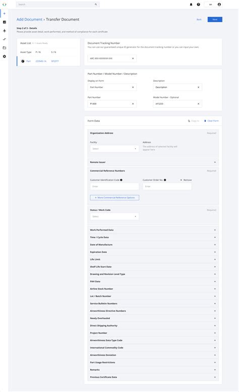 Issue Transfer Document