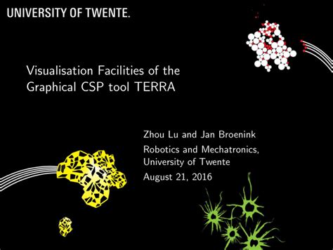 Ppt Visualisation Facilities Of The Graphical Csp Tool Terra Zhou