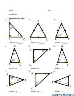 Types Of Triangle Worksheet Artofit