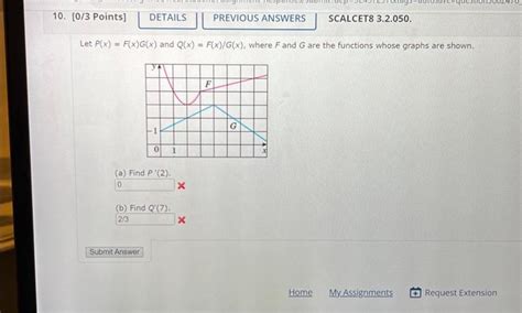 Solved Let P X F X G X And Q X F X G X Where F And G Chegg Com