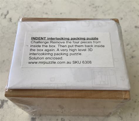 Mr Puzzle Interlocking Indent Puzzle