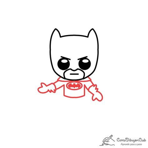 Cómo Dibujar A Batman Kawaii Comodibujarclub