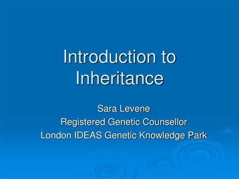 Ppt Introduction To Inheritance Powerpoint Presentation Free Download Id9472314