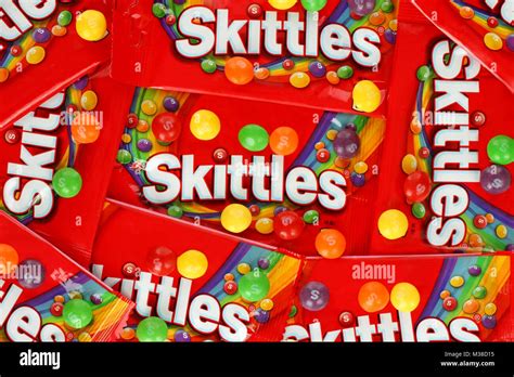 Package Original Fruit Skittles Fruit Flavoured Hi Res Stock