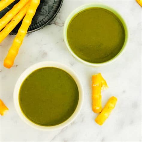 Spinach Soup Palak Soup Easy Indian Cookbook
