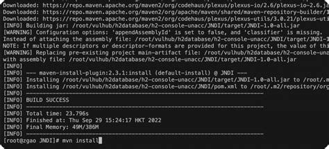 H Database Console 未授权访问JNDI注入漏洞复现 Zgao s blog