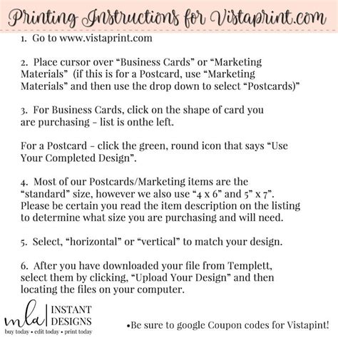 Editable Price List DIY Price List Customizable Price List Etsy