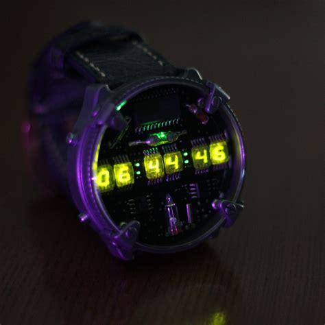 Nixie Watch Titanium Matrix Watch Self Made With Etsy Australia