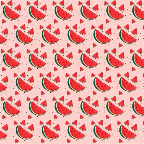 Premium Vector Vector Watermelon Pattern