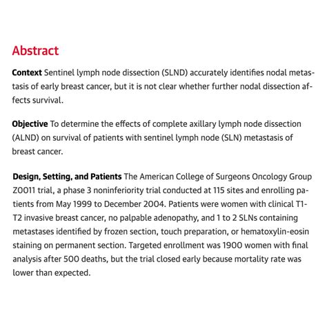 Breast Cancer And Axillary Dissection Primary Anatomy