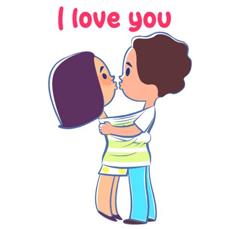 Whatsapp Romantic Romantic Couple Love Stickers Screenkda