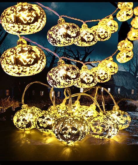 Goldtone Pumpkin 118 String Lights Pumpkin String Lights Pumpkin