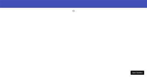 First React App Codesandbox