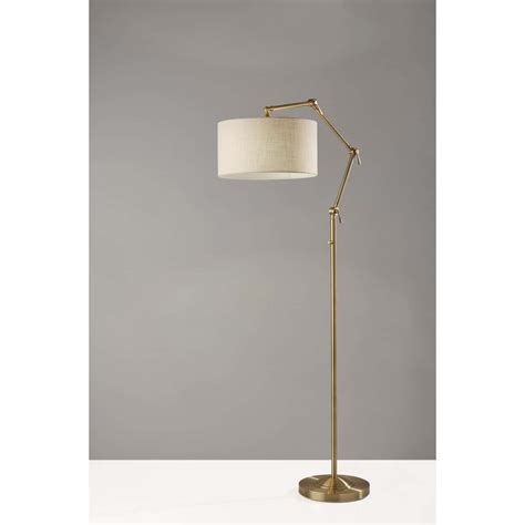 Floor Sample Willard Floor Lamp Antique Brass At Futonland