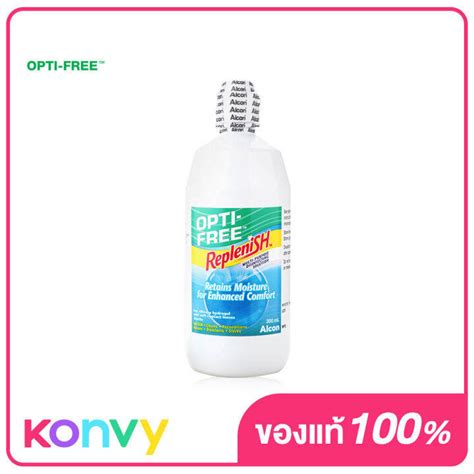 Opti Free Of Replenish Sol 300ml ออพติ ฟรี น้ำยาล้างคอนแทคเลนส์