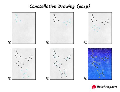 Constellation Drawing Easy Helloartsy