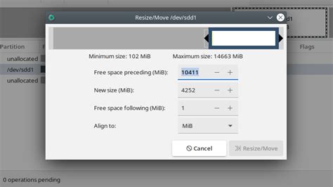 Ubuntu Cant Merge Unallocated Partition To Mounted Partition Super User