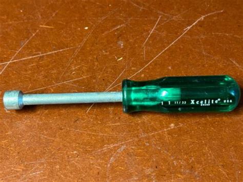 Xcelite Hs11 Nut Driver 11 32 Usa Green Ebay