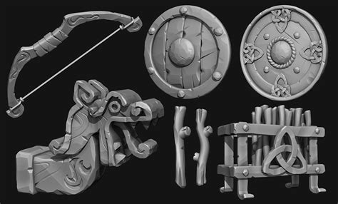 3d game environment behance
