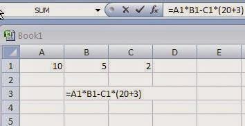 Using Simple Formulas In Excel With Arithmetic Operators