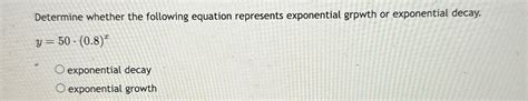 Solved Determine Whether The Following Equation Represents