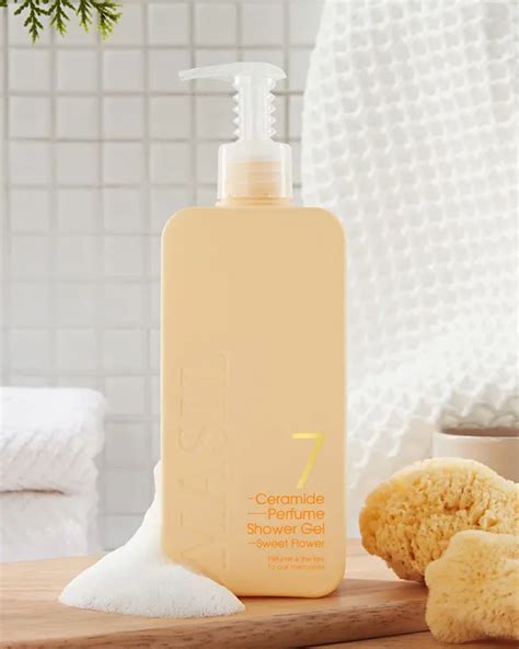Masil Tusfürdő 7Ceramide Perfume Shower Gel Sweet Flower Tisztítás
