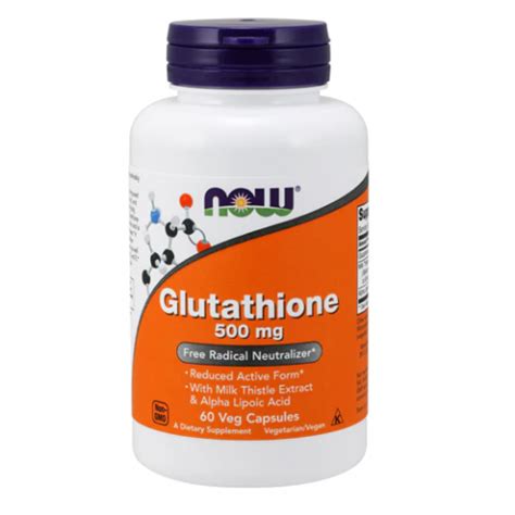 Now Foods 穀胱甘肽 500mg 60顆素食膠囊 ~ 麩胱甘肽 Glutathione 穀胱甘太