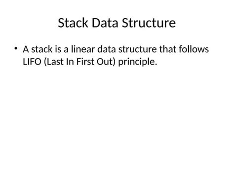 Stackdatastructurepresentation123pptx