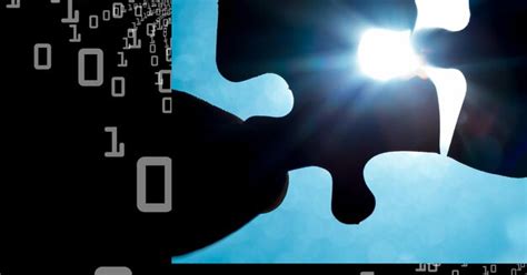 Premium Photo Abstract Shapes Against Binary Coding Data Processing On Black Background