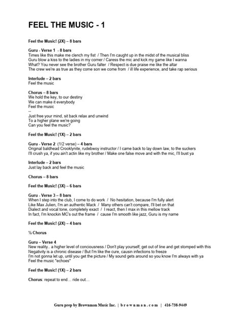 Lyricsandform Sheets Download Free Pdf Jazz Rapping