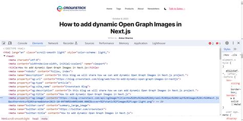 How To Add Dynamic Open Graph Images In Next Js