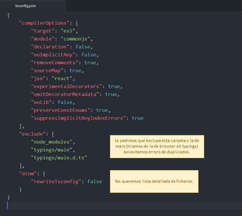 configurando tsconfig en atom y vs code — lemoncode formacion